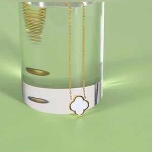 Jewelry | Nwt Unique Four Leaf Clover Necklace18k Gold Plated Multiple ...